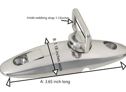 316 Quick Release Bimini Boating Hinge Mount Stainless Steel for Holdi ...