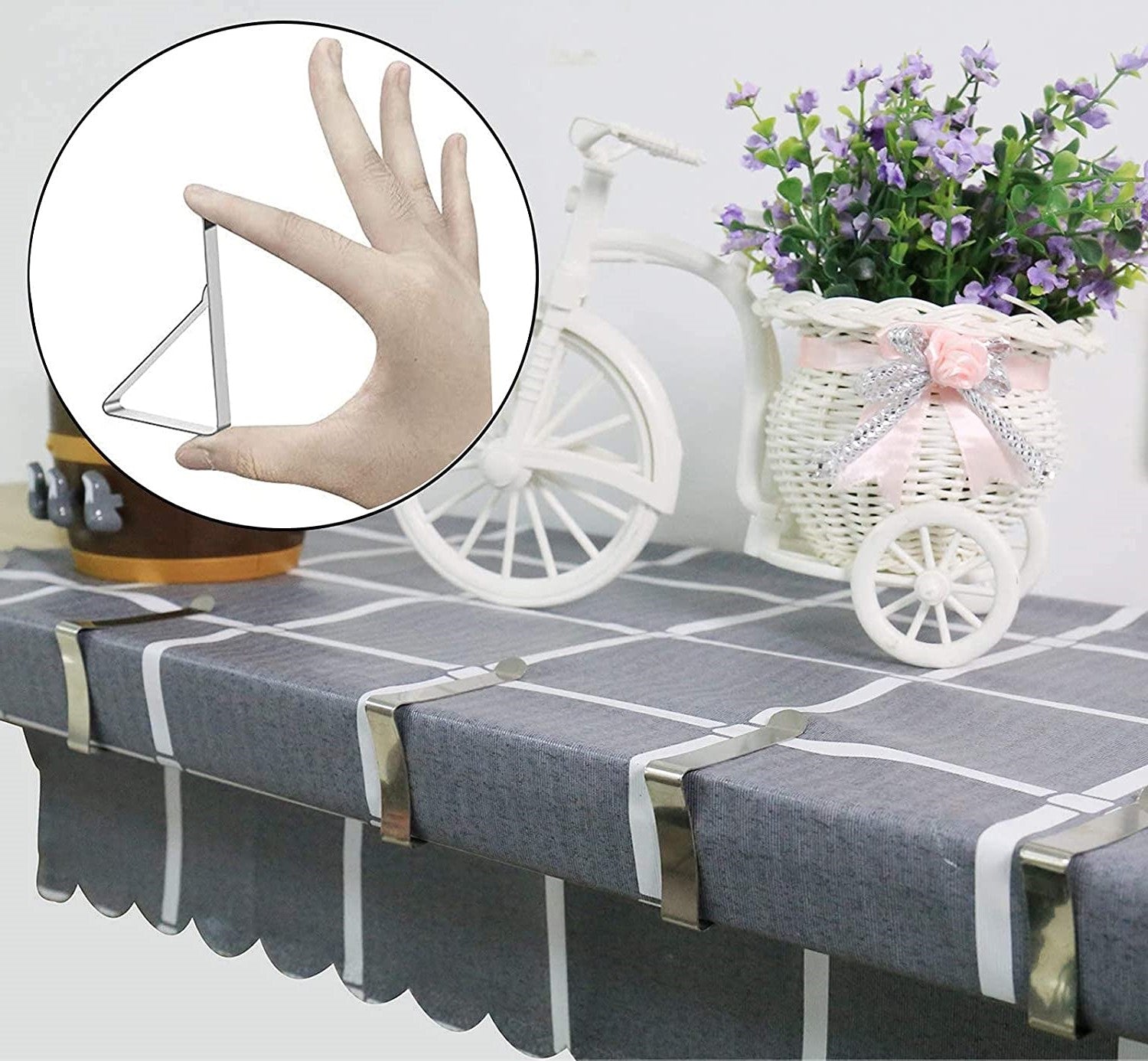 Tablecloth Clips Holders 18 Pack or 30 Pack, Clamps for Table ...